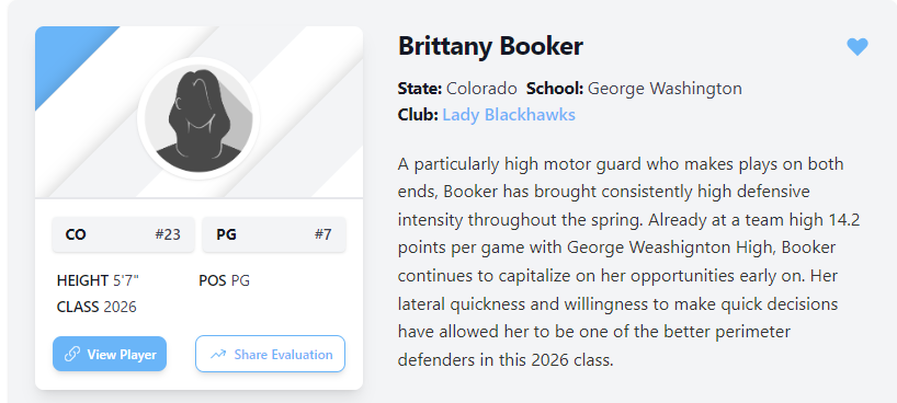 Brittany Booker – Lady Blackhawks